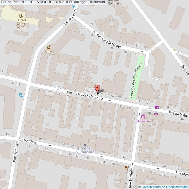 Rue de la ROCHEFOUCAULD Boulogne-Billancourt