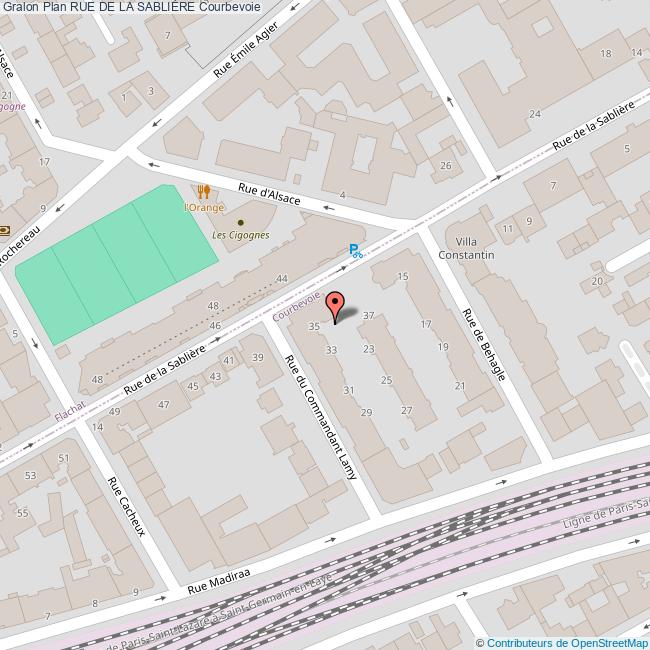 Rue de la SABLIÈRE Courbevoie