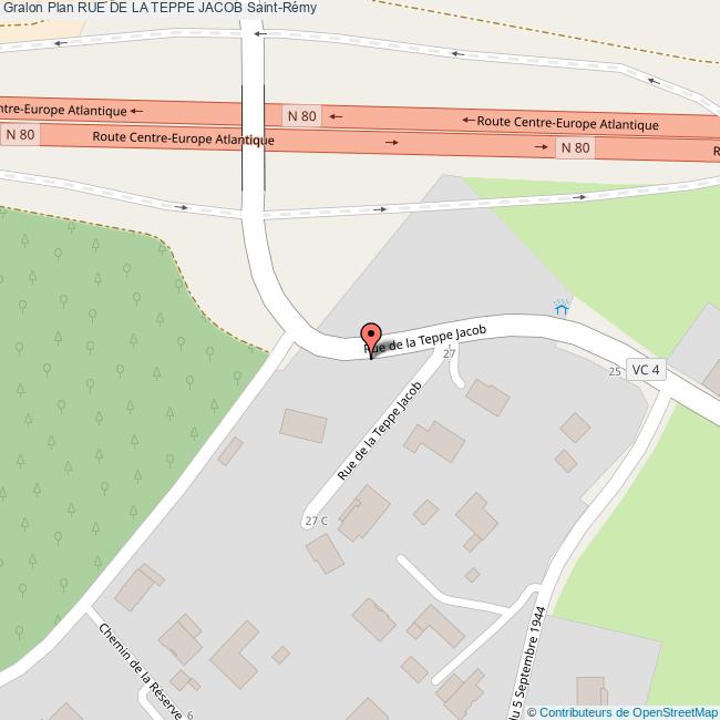 Rue de la TEPPE JACOB Saint-Rémy