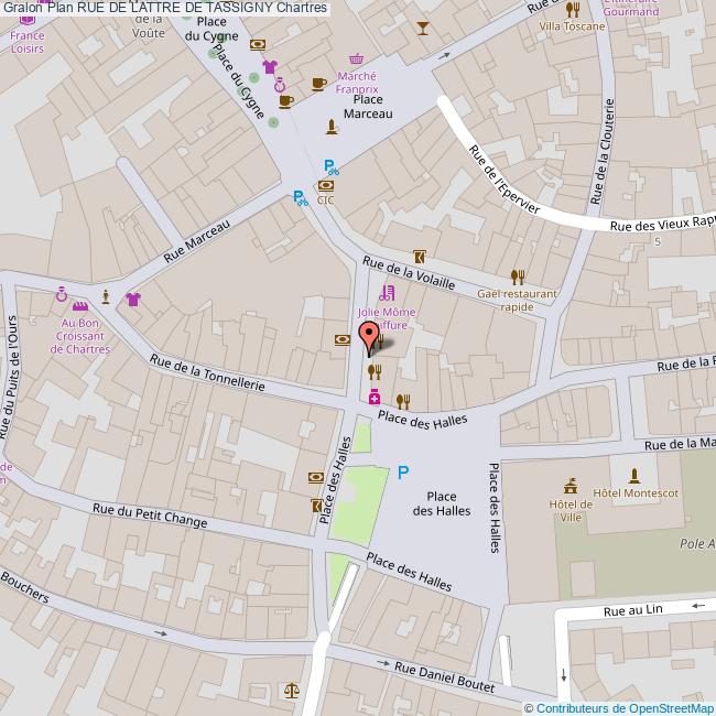 Rue DE LATTRE DE TASSIGNY Chartres