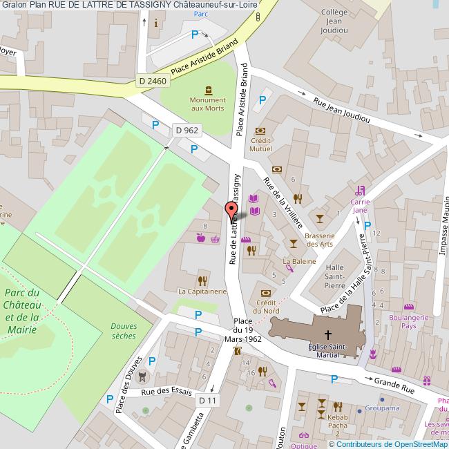 Rue de LATTRE DE TASSIGNY Châteauneuf-sur-Loire