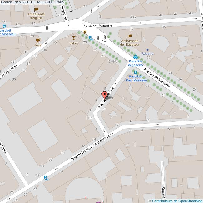 Rue de MESSINE Paris