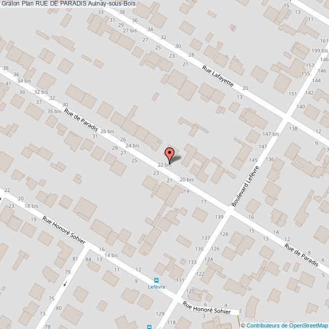 Rue de PARADIS Aulnay-sous-Bois