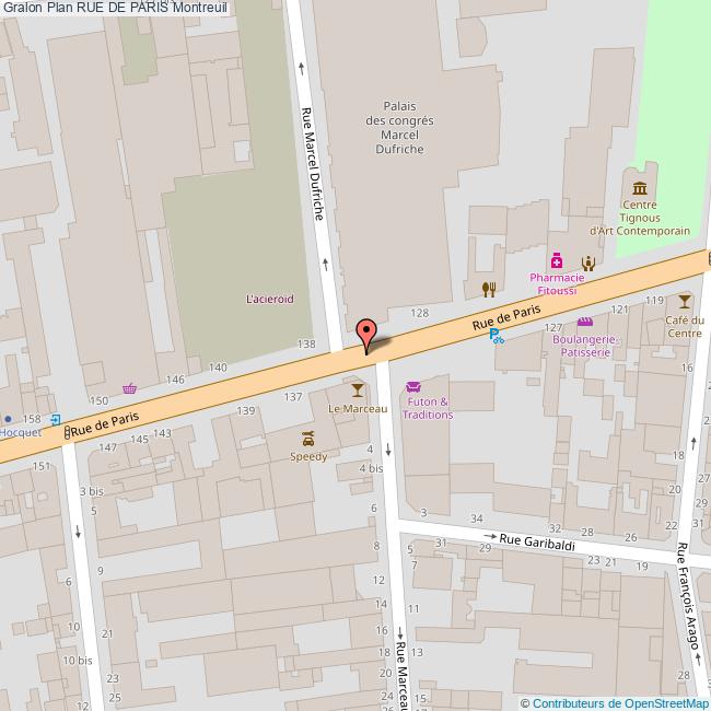 Rue de PARIS Montreuil