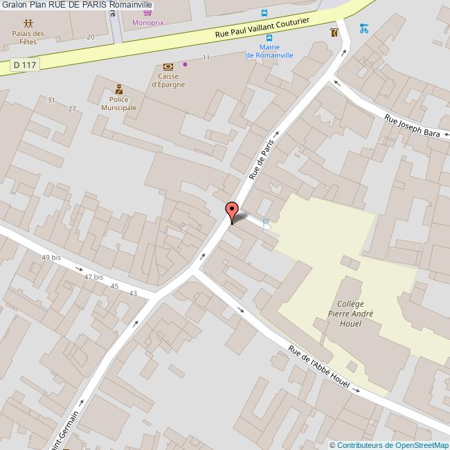 Rue de PARIS Romainville