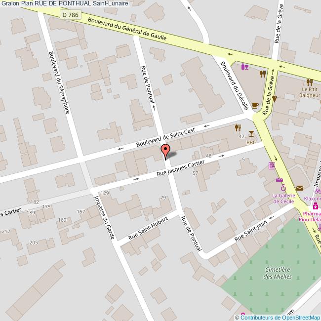 Rue de PONTHUAL Saint-Lunaire