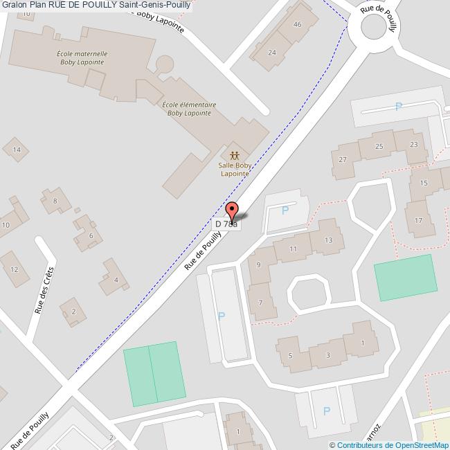 Rue de POUILLY Saint-Genis-Pouilly