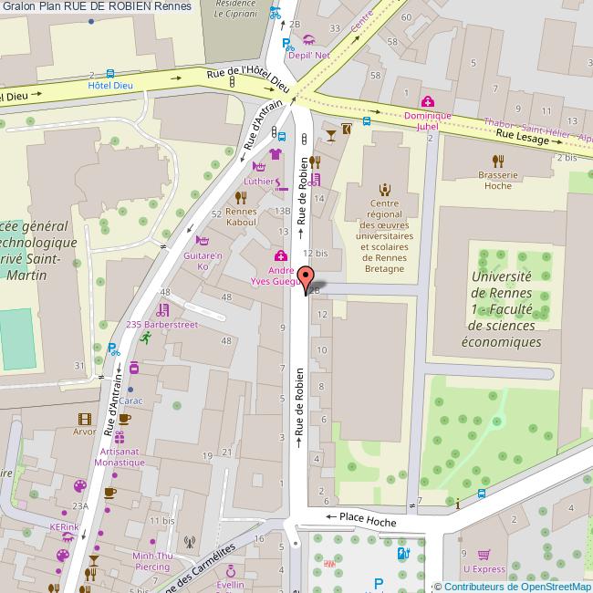 Rue de ROBIEN Rennes