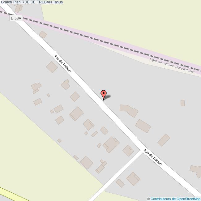 Rue de TRÉBAN Tanus