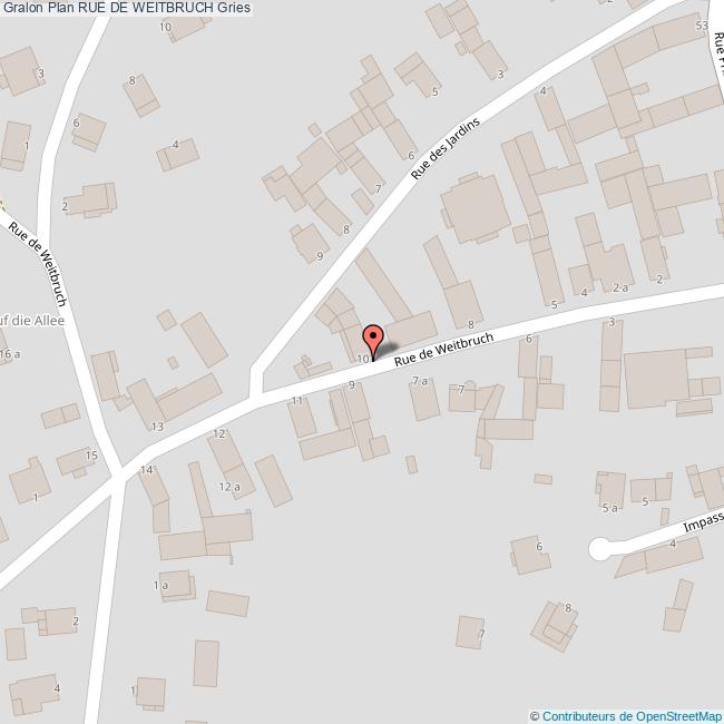Rue de WEITBRUCH Gries