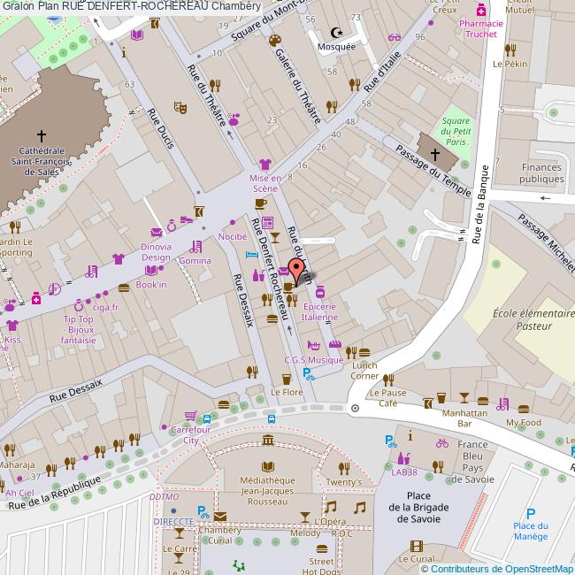 Rue DENFERT-ROCHEREAU Chambéry