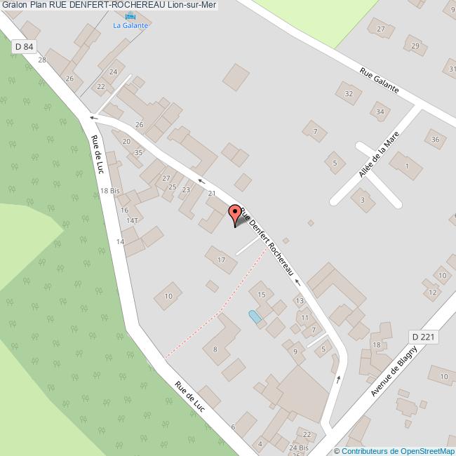 Rue DENFERT-ROCHEREAU Lion-sur-Mer