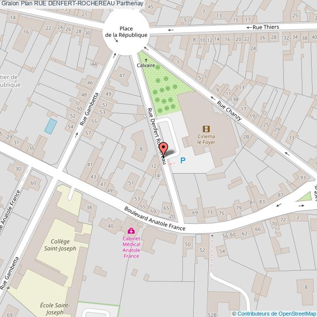 Rue DENFERT-ROCHEREAU Parthenay