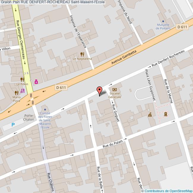 Rue DENFERT-ROCHEREAU Saint-Maixent-l'Ecole