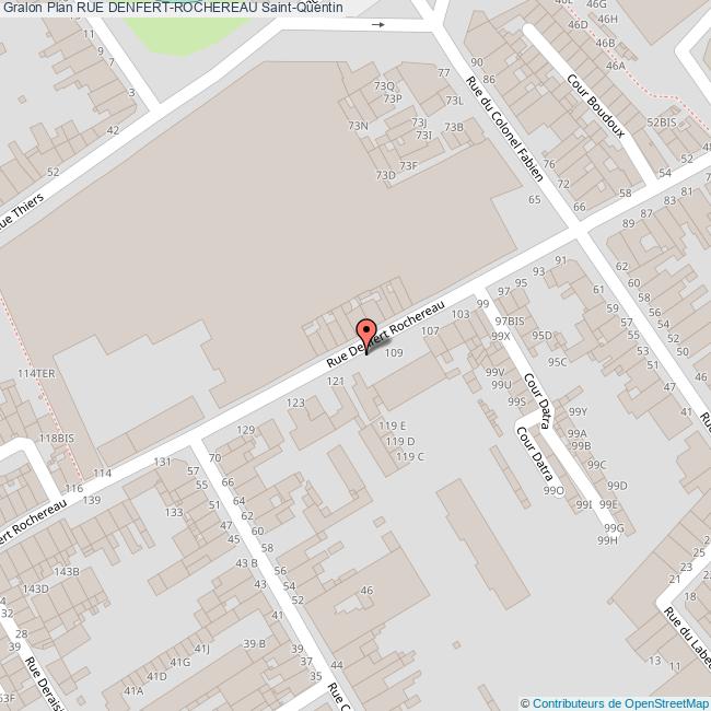 Rue DENFERT-ROCHEREAU Saint-Quentin