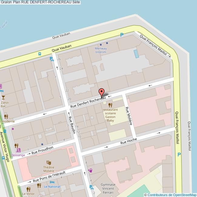 Rue DENFERT-ROCHEREAU Sète