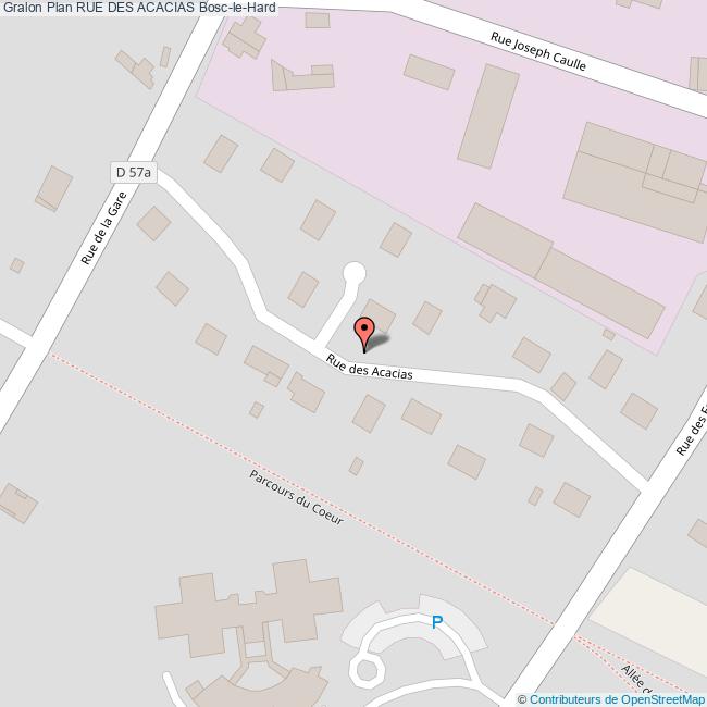 Rue des ACACIAS Bosc-le-Hard