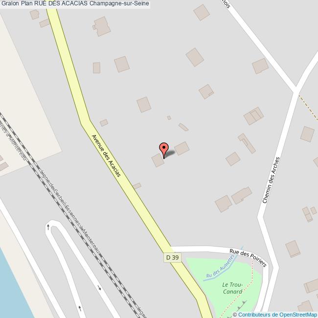 Rue des ACACIAS Champagne-sur-Seine