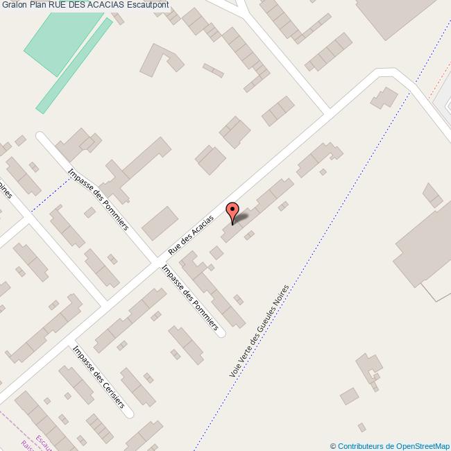 Rue des ACACIAS Escautpont