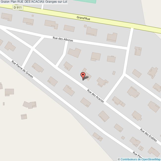 Rue des ACACIAS Granges-sur-Lot