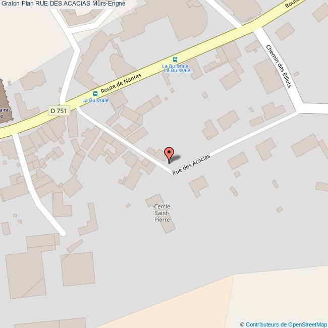 Rue des ACACIAS Mûrs-Erigné