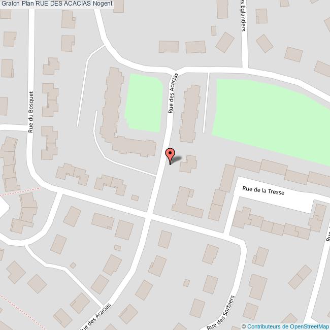 Rue des ACACIAS Nogent