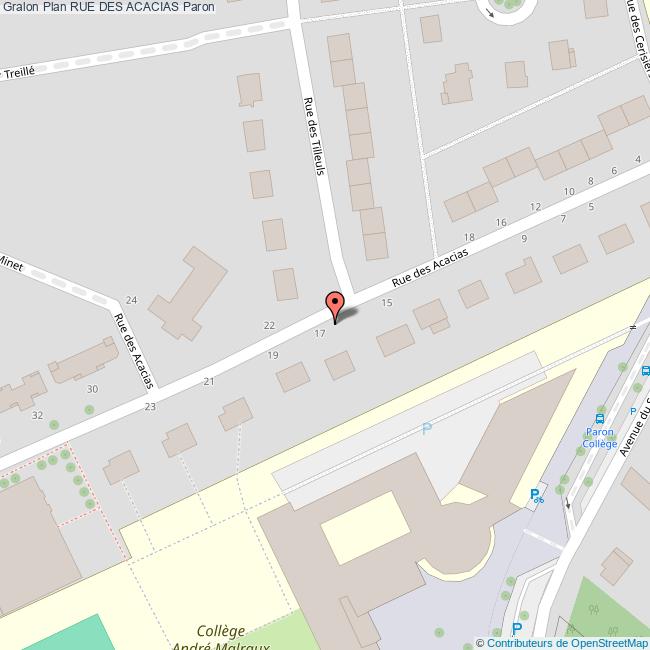 Rue des ACACIAS Paron