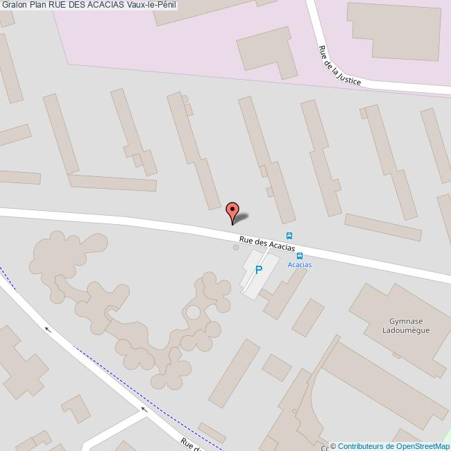 Rue des ACACIAS Vaux-le-Pénil
