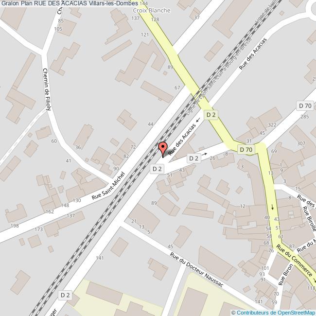 Rue des ACACIAS Villars-les-Dombes