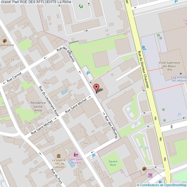 Rue des AFFLUENTS La Riche