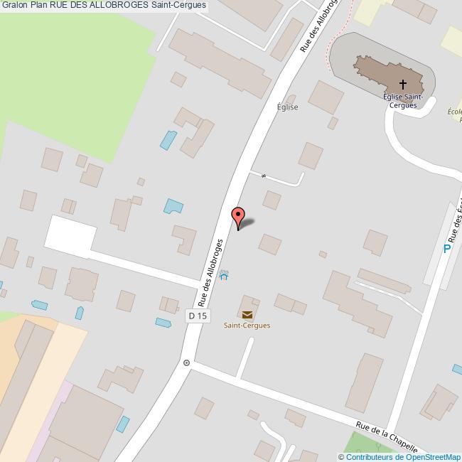 Rue des ALLOBROGES Saint-Cergues