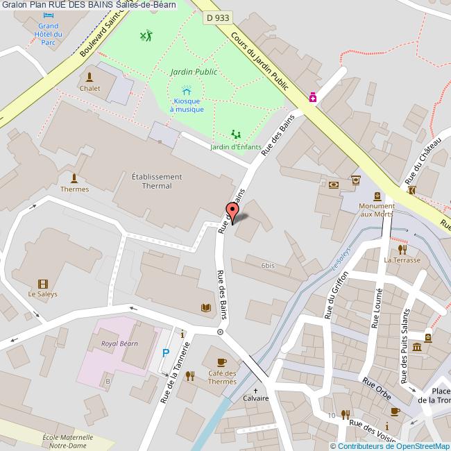 Rue des BAINS Salies-de-Béarn