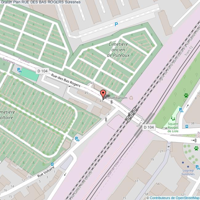Rue des BAS ROGERS Suresnes