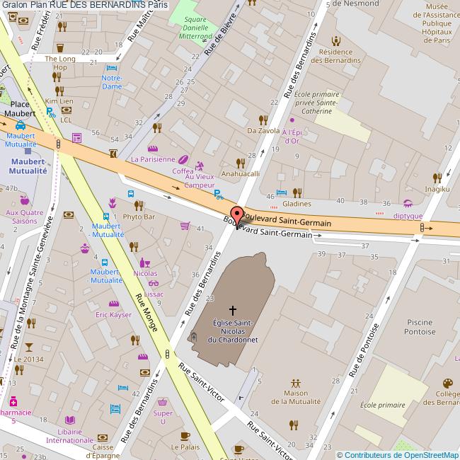 Rue des BERNARDINS Paris