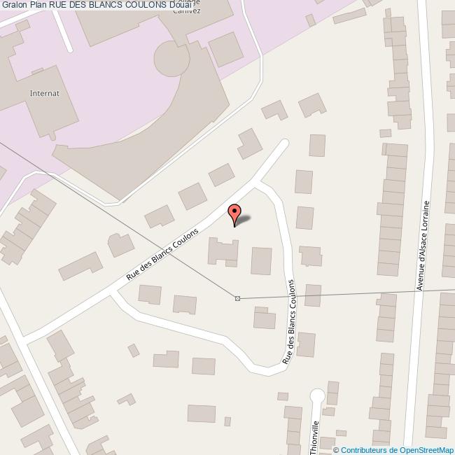 Rue des BLANCS COULONS Douai