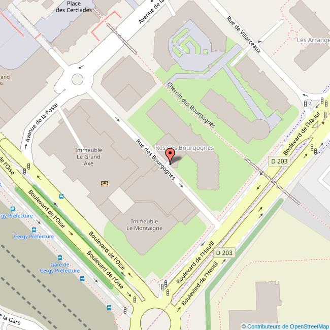 Rue des BOURGOGNES Cergy