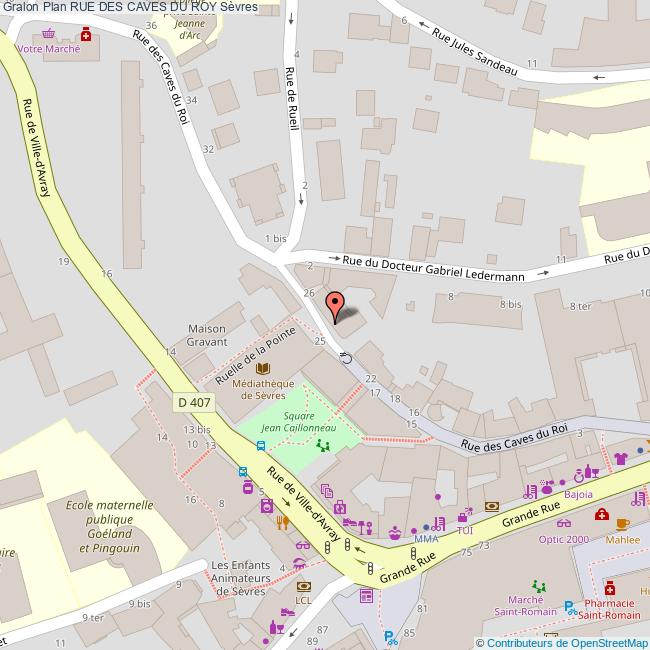 Rue des CAVES DU ROY Sèvres