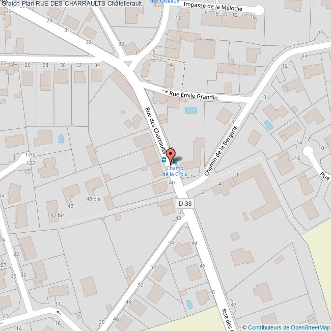 Rue des CHARRAULTS Châtellerault