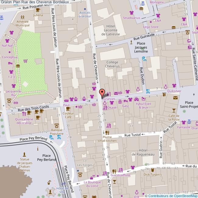 Rue des Cheverus Bordeaux