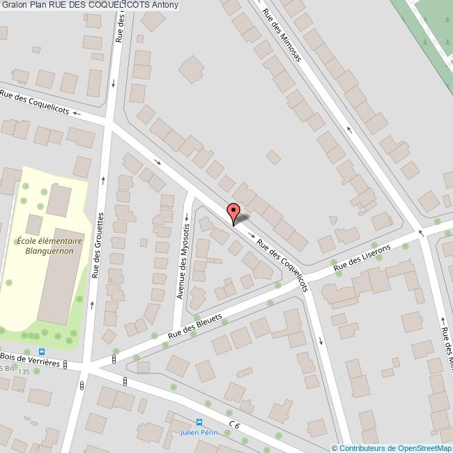 Rue des COQUELICOTS Antony