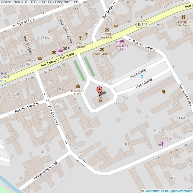 Rue des CRIEURS Pacy-sur-Eure