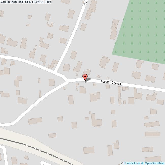 Rue des DÔMES Riom
