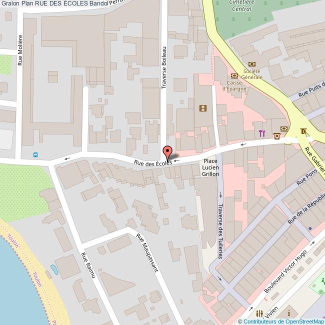 Rue des ÉCOLES Bandol