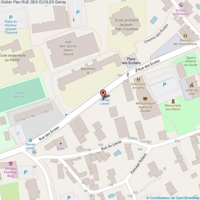 Rue des ÉCOLES Genay