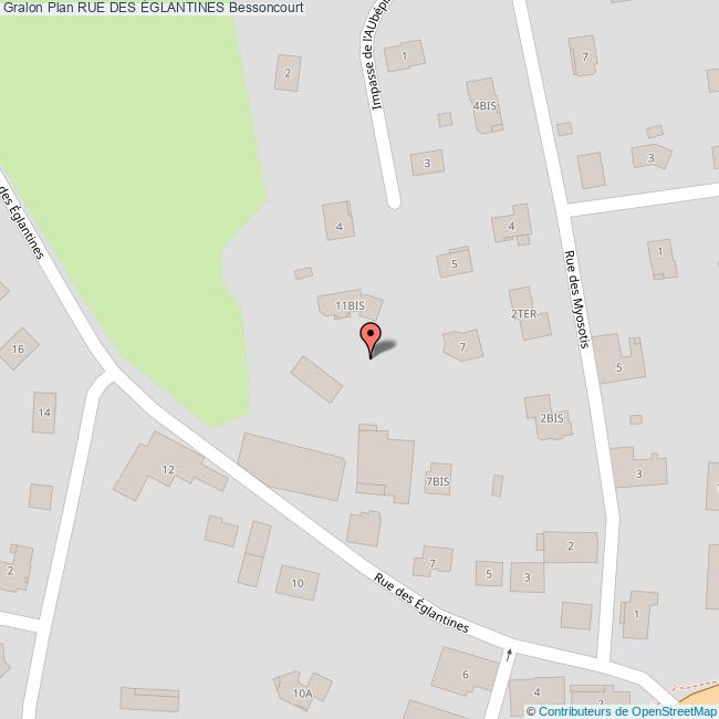 Rue des ÉGLANTINES Bessoncourt