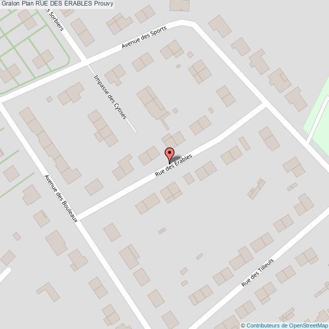Rue des ÉRABLES Prouvy