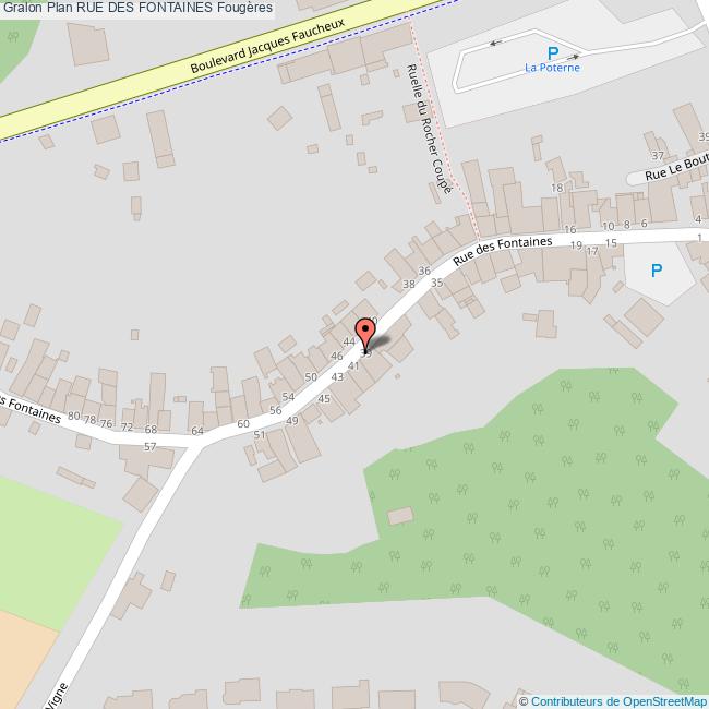 Rue des FONTAINES Fougères