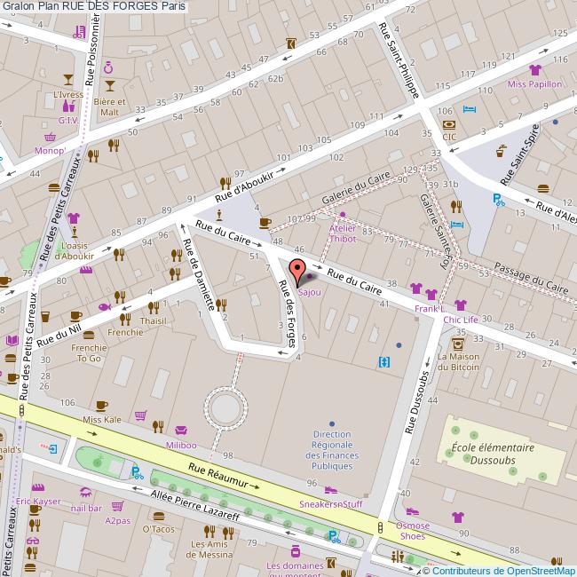 Rue des FORGES Paris