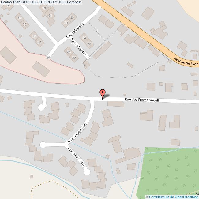 Rue des FRÈRES ANGELI Ambert