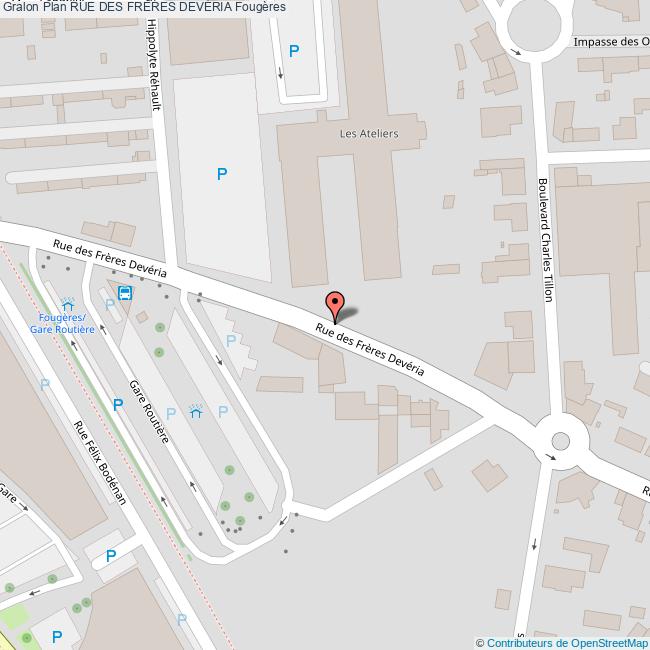 Rue des FRÈRES DEVÉRIA Fougères
